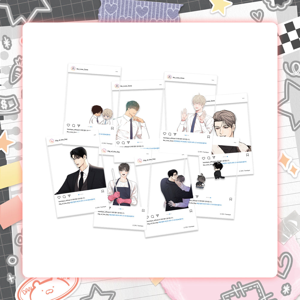 No Love Zone & Gig of the Day SNS Clear Photocard – KOONBOOKS